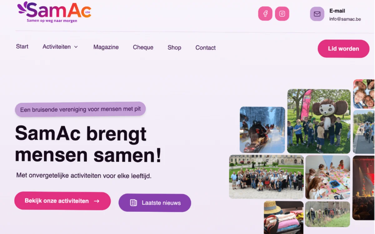 Maak kennis met onze vernieuwde website - SamAc